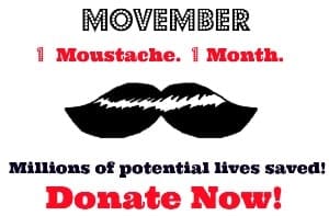 Donate to #Movember and Support Men's Health Programs to Prevent ...