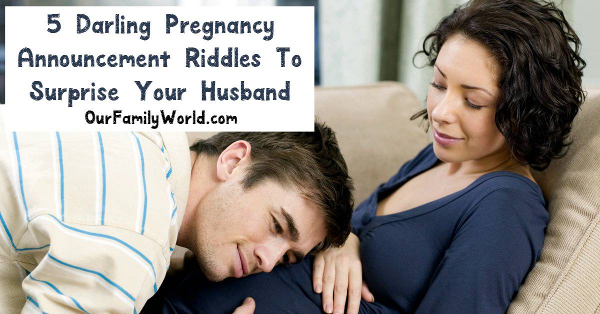 5 Darling Pregnancy Announcement Riddles To Surprise Your Husband in ...